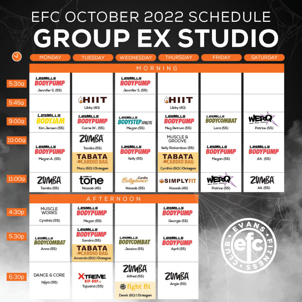 GroupEx Schedule | EFC GroupEX Schedule | Monthly GroupEx Schedule