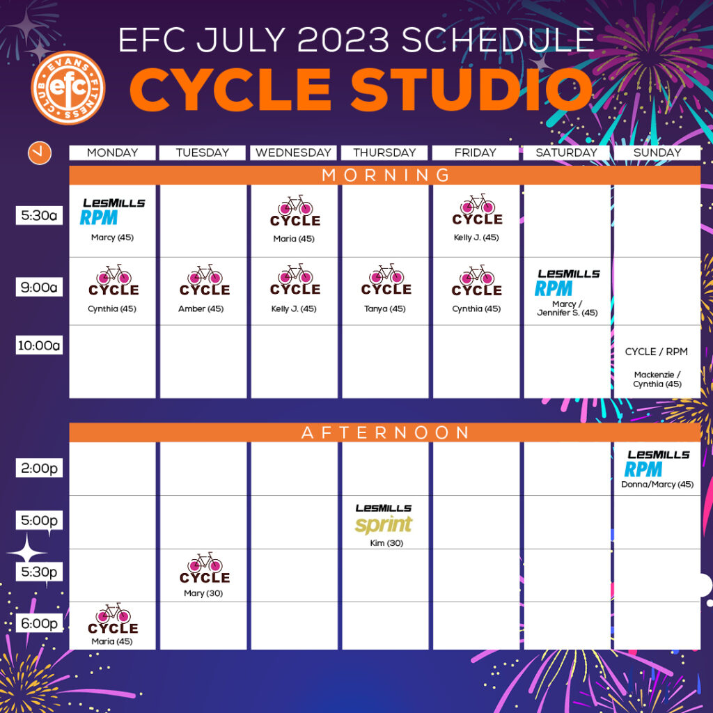 GroupEx Schedule | EFC GroupEX Schedule | Monthly GroupEx Schedule